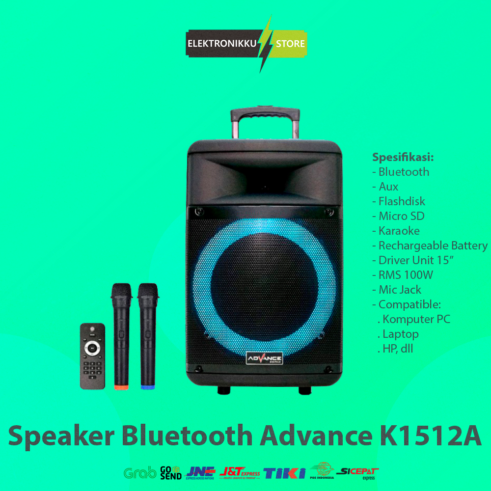 Jual Speaker Advance K1512A Bluetooth Komputer PC Laptop HP Karaoke TV | Shopee Indonesia