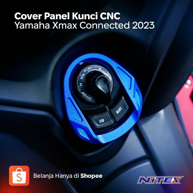 Jual NITEX Cover Panel Kunci CNC Yamaha Xmax Connected 2023 | Shopee ...