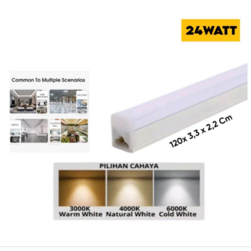 Jual LAMPU NEON LED TUBE T8 24W / LED TUBE T8 / LAMPH NEON | Shopee ...