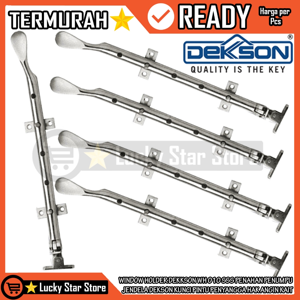 Jual HAK ANGIN DEKKSON WINDOW HOLDER PENYANGGA WH 010 SSS PENAHAN ...