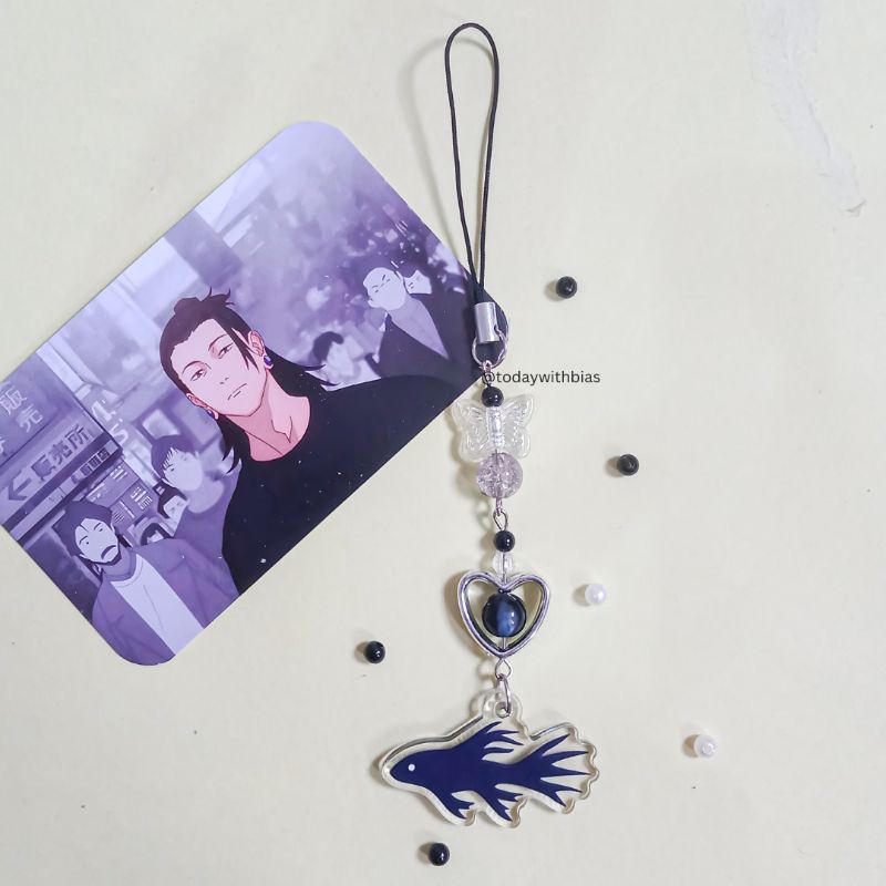 Jual Phone strap Keychain Satosugu | Gojo Geto couple gantungan anime ...