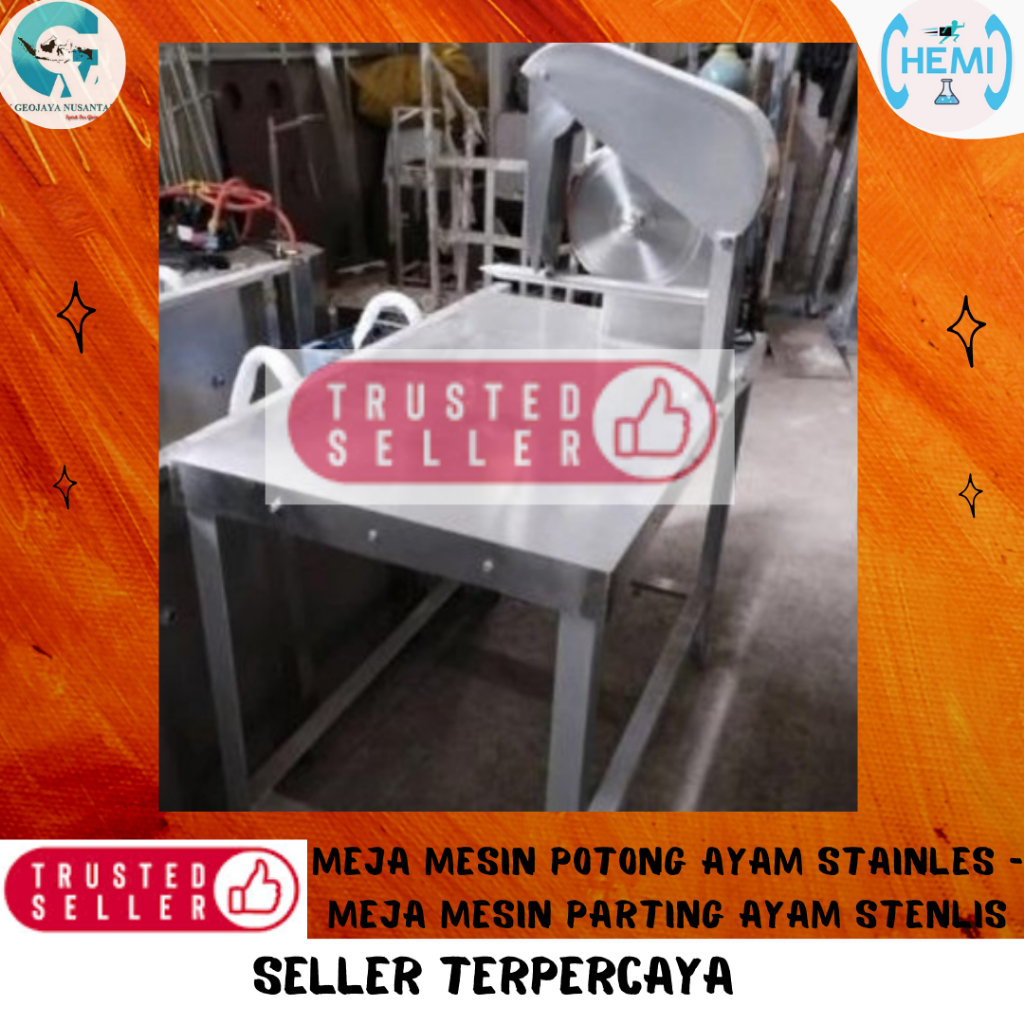 Jual Meja Mesin Potong Ayam Stainles - Meja Mesin Parting Ayam Stenlis ...