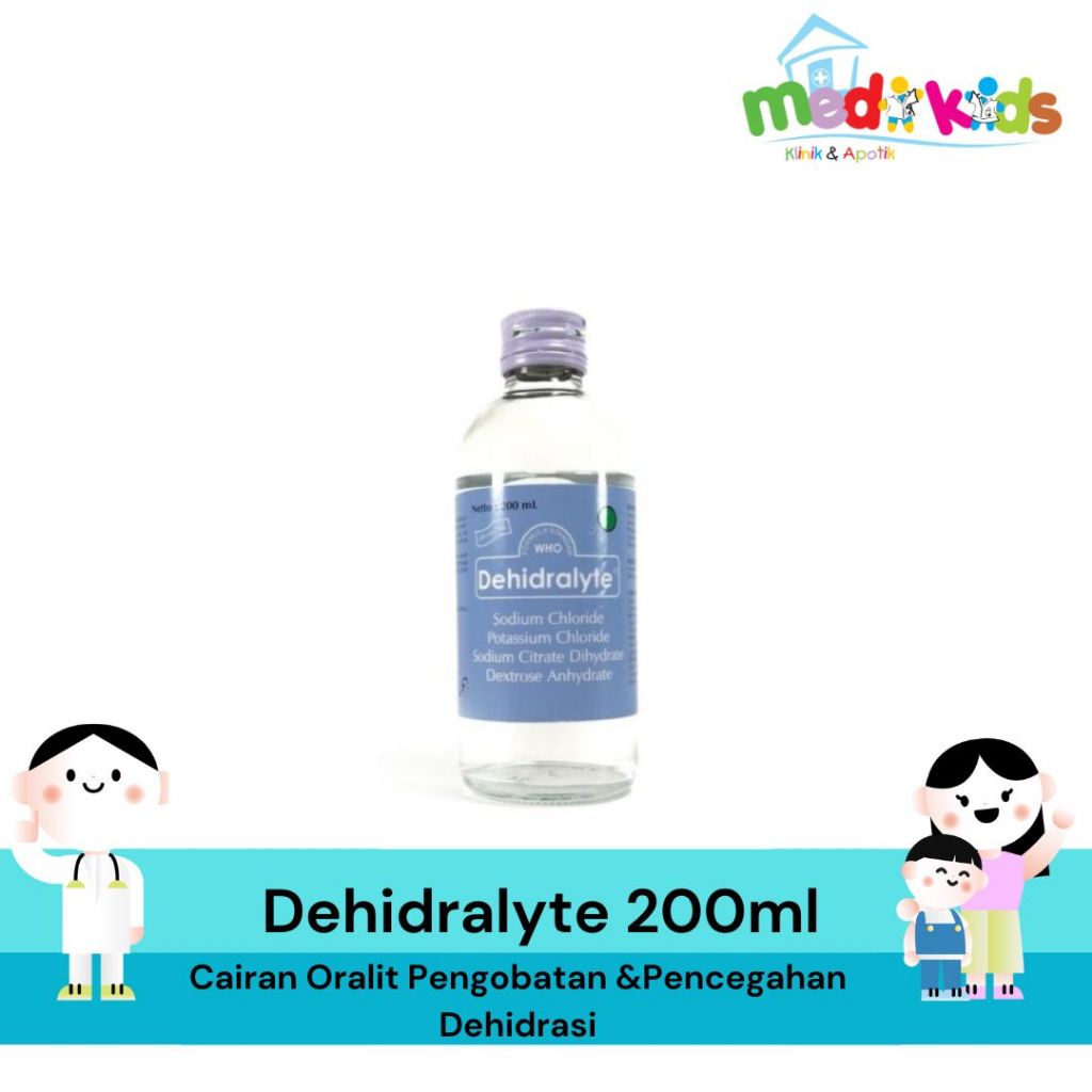 Jual Dehidralyte 200ml Cairan Larutan Oralit Dehidralit Diare | Shopee ...