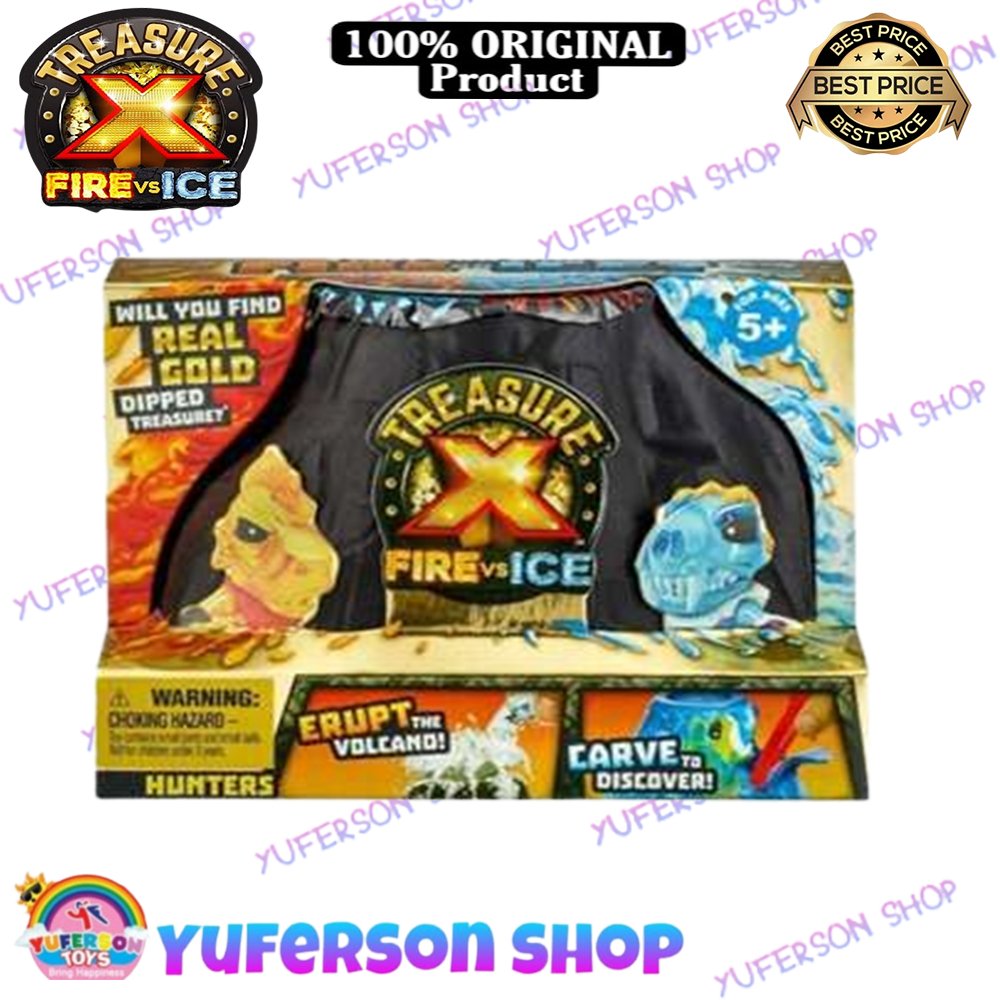 Jual Treasure X Fire vs Ice Hunters Pack Series 4 BlindBox Mainan Anak ...
