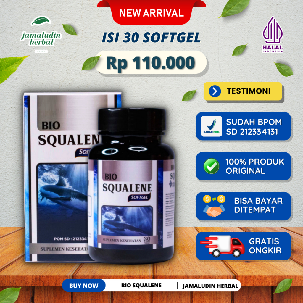 Jual Squalene Obat Penambah Hormon Testosteron Pria - Vitamin Untuk ...