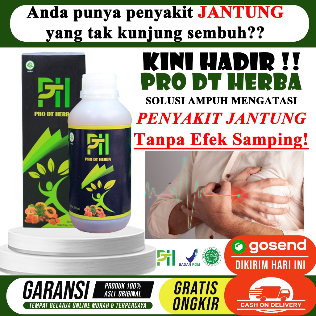 Jual Obat Herbal Jantung Koroner Gagal Jantung Obat Jantung Bocor ...