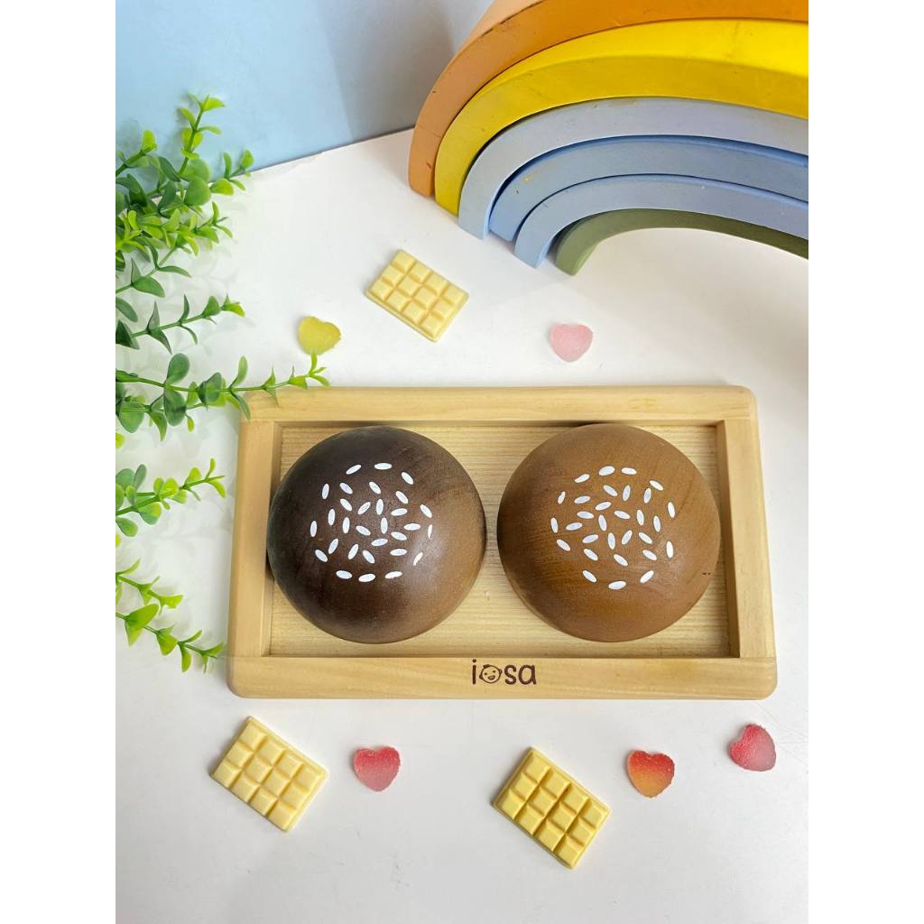 Jual Mainan Kayu Imajinasi /Iosa Roti Semir / mainan imajinasi | Shopee ...