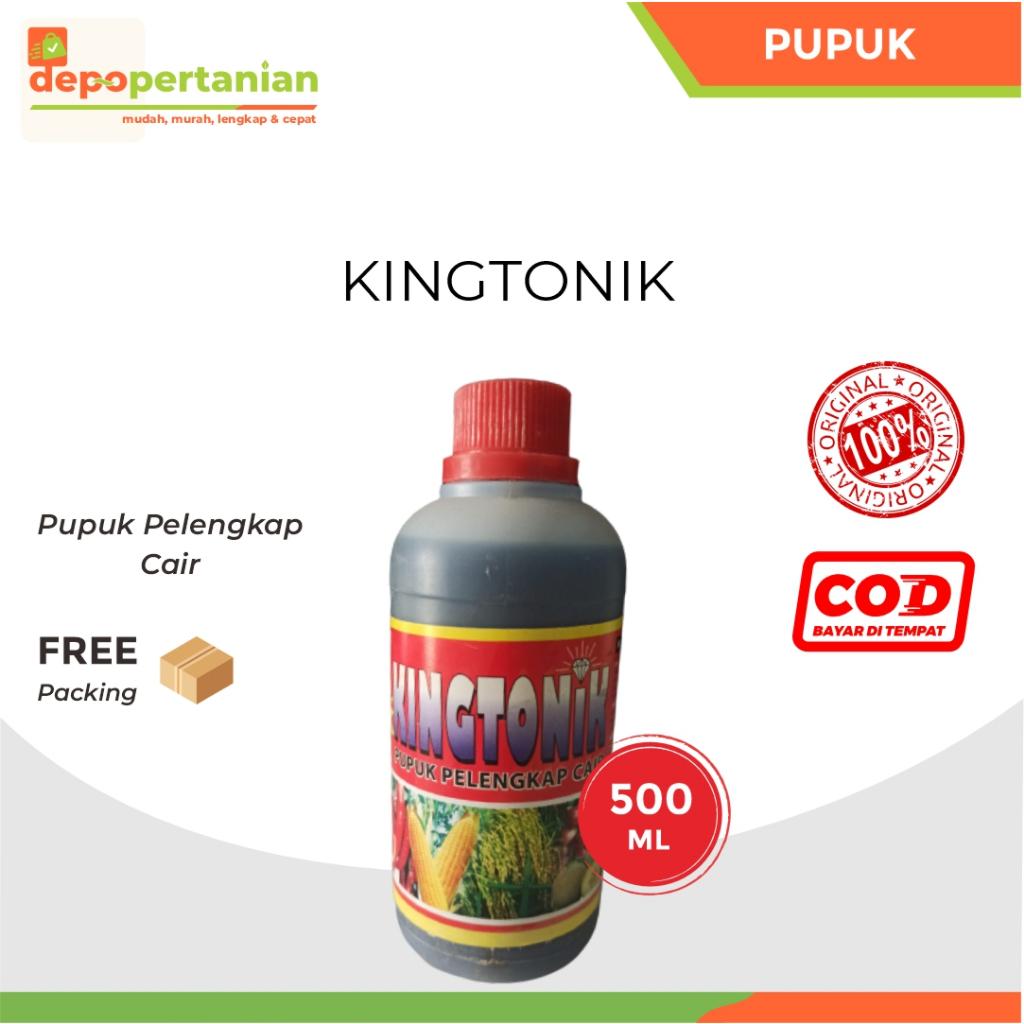 Jual Pupuk NPK Cair King Tonik Plus 500ml Pupuk Pelengkap Cair untuk Semua Jenis Tanaman ...