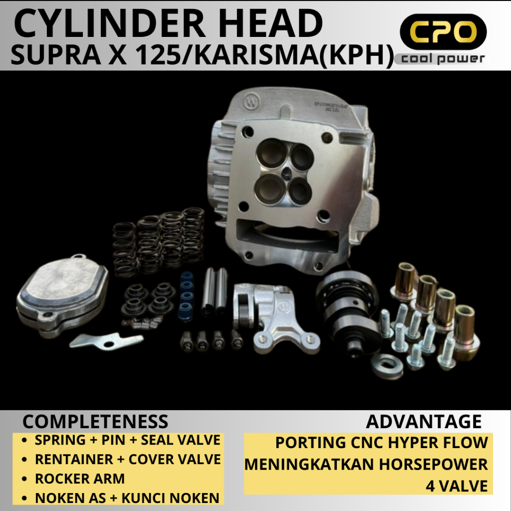 Jual CPO Cool Power Blok Head 4 Klep Blok Cylinder Head Karisma Supra X ... Jual CPO Cool Power Blok Head 4 Klep Blok Cylinder Head Karisma Supra X ...