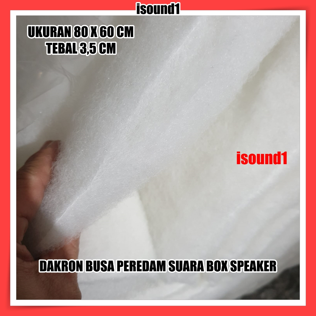 Jual DAKRON BUSA PEREDAM SUARA BOX SPEAKER BASS 80 x 60 cm TEBAL 3,5 CM ...
