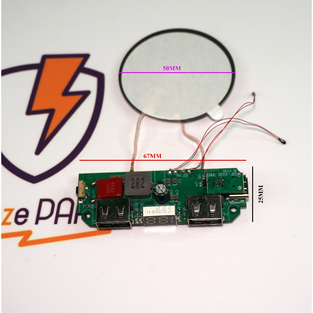 Jual Modul PB LCD Power Bank Wireless VOOC Fast Quick charger PD3.0 AFC ...