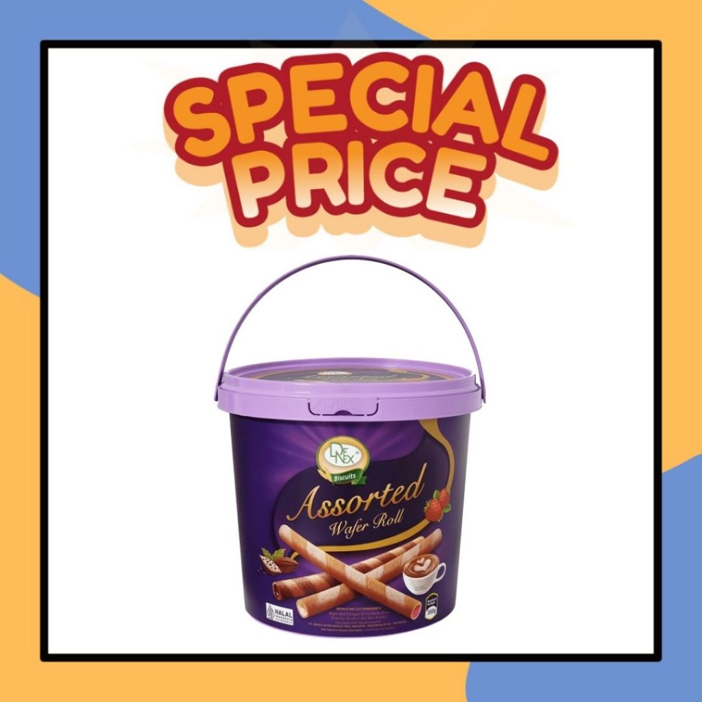 Jual Denex Wafer Roll Assorted 300gr Tople Ungu Wafer Roll Dengan Krim ...