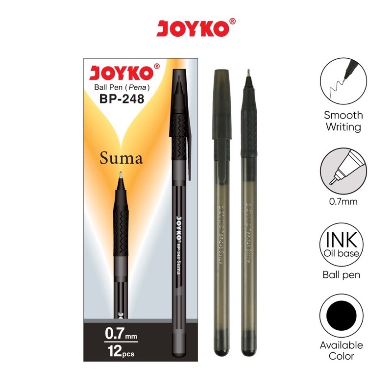 Jual BOLPOIN / PULPEN / BALL PEN BP-248 (SUMA) JOYKO (DUS) | Shopee ...