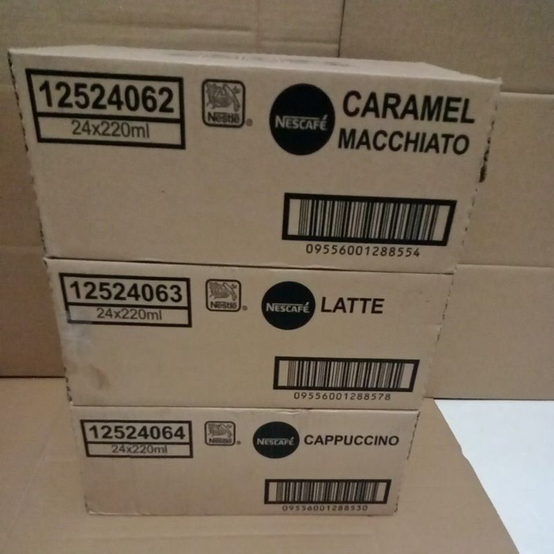 Jual NESCAFE COFFEE KALENG ICE BLACK/LATTE/CAPPUCINO/CARAMEL (HARGA 1 ...
