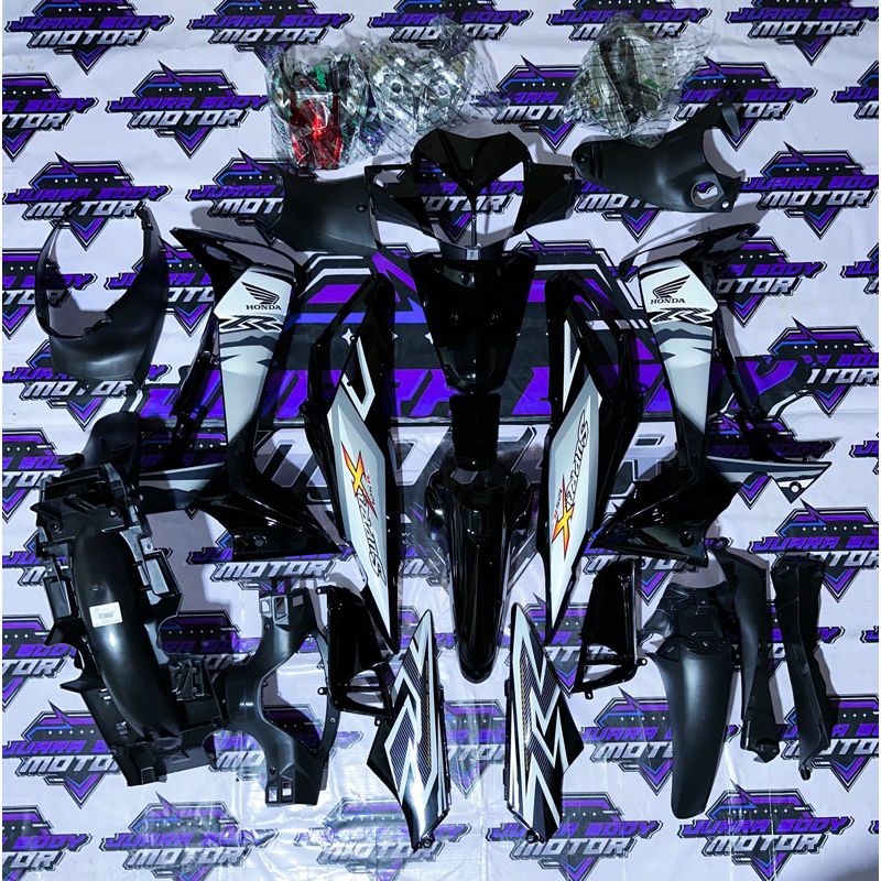 Jual Full set cover body halus dan kasar Honda Supra X 125 Batman ...