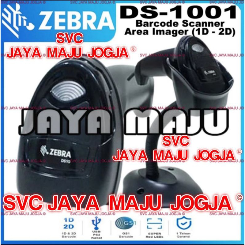 Jual ZEBRA DS 1001 // JANZ BY ZEBRA DS 1001 - USB - 2D 1D || BARCODE ...