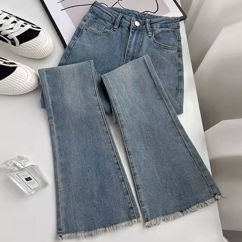 Jual [Beevalue] Celana Panjang Jeans Wanita Cutbray / Bootcut Fit and Flare Celana Jeans Bahan ...