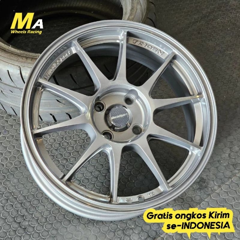 Jual New velg mobil racing ring 16 TC105N FLOWFORMING velg r16 mobil mobilio,agya,ayla,ignis ...