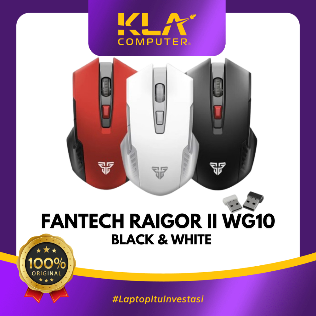 Jual Fantech RAIGOR II WG10 Wireless Mouse Gaming VX7 THOR X9 X16 VX6 | Shopee Indonesia