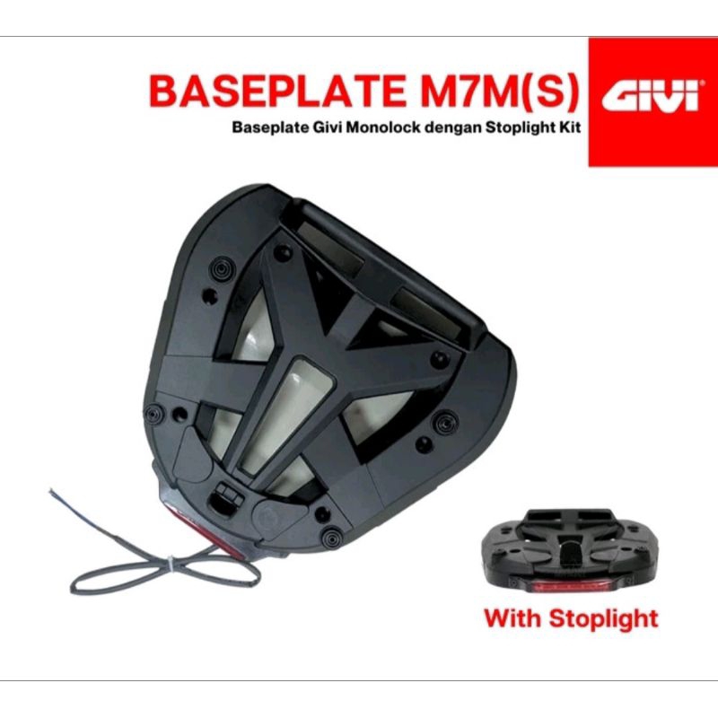 Jual Baseplate Givi + led M7M monolock dudukan box givi kappa original ...