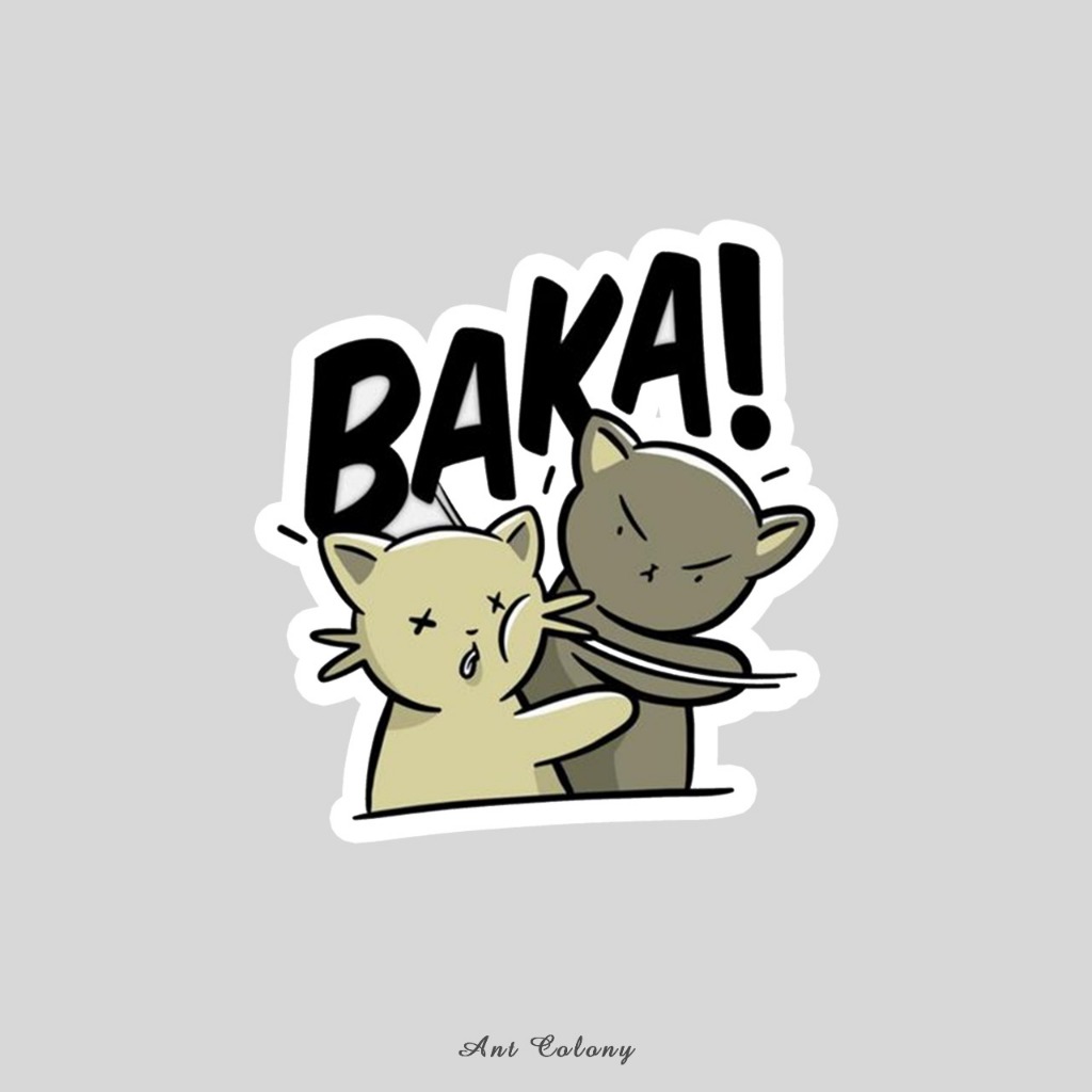 Jual Stiker Baka Slap Cats Sticker Vinyl Doff Laminasi | Sticker Meme ...