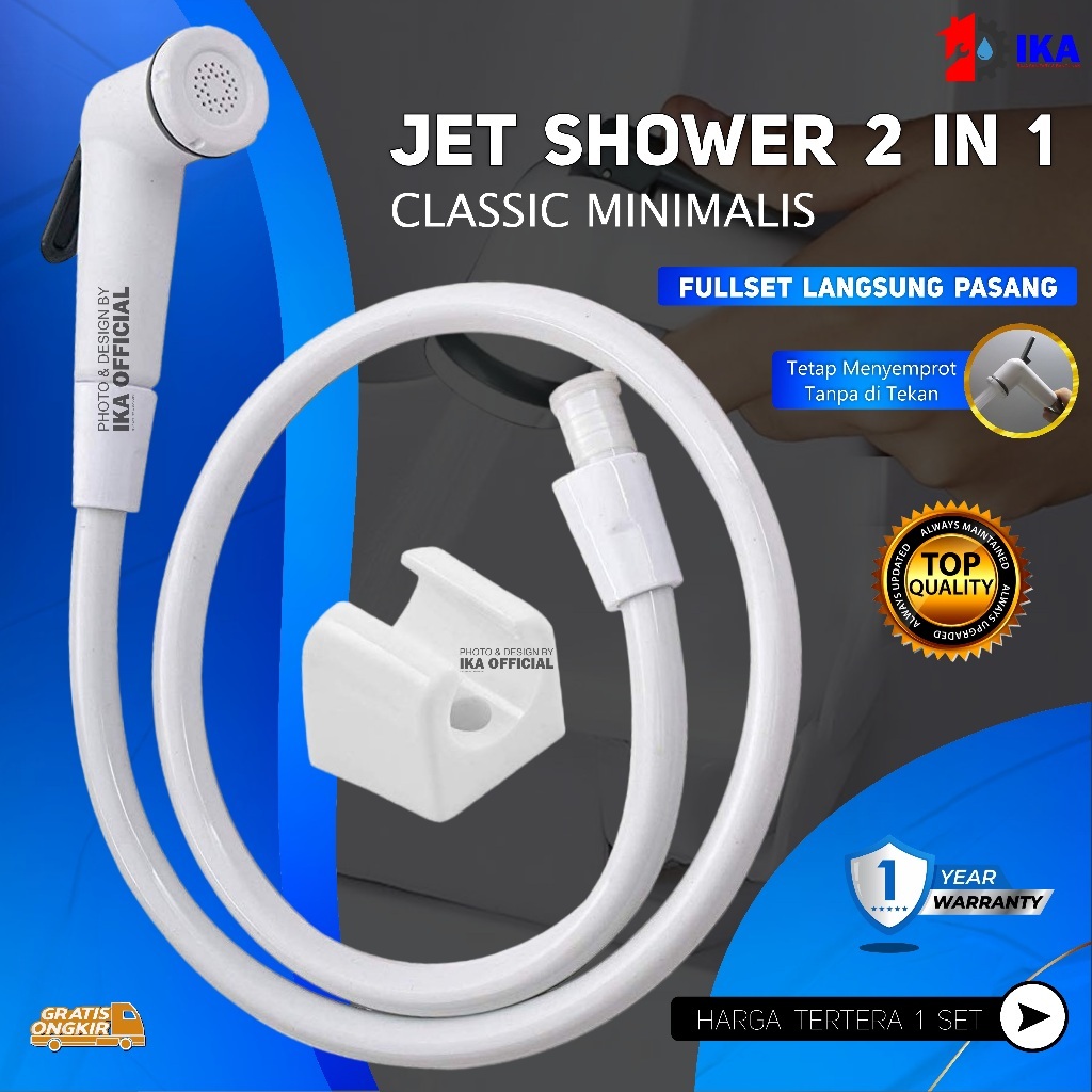 Jual Jet Shower Kloset Toilet Closet Cebok WC Semprotan Duduk Kamar Mandi Ringan Kamar Mandi ...