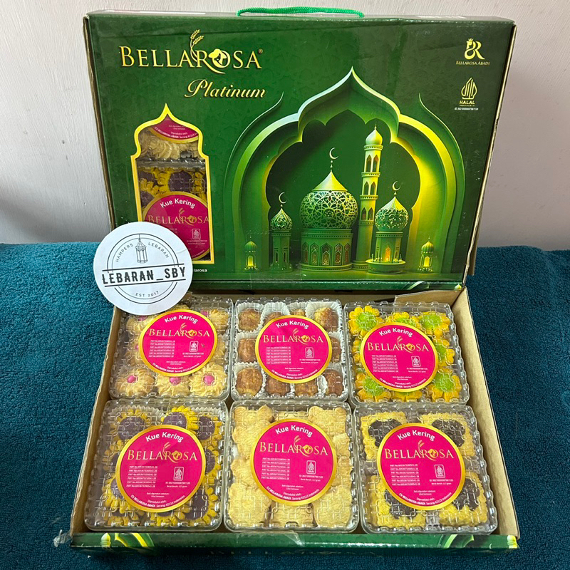 Jual Paket Lebaran Kue kering Bellarosa Platinum Berkah | Shopee Indonesia