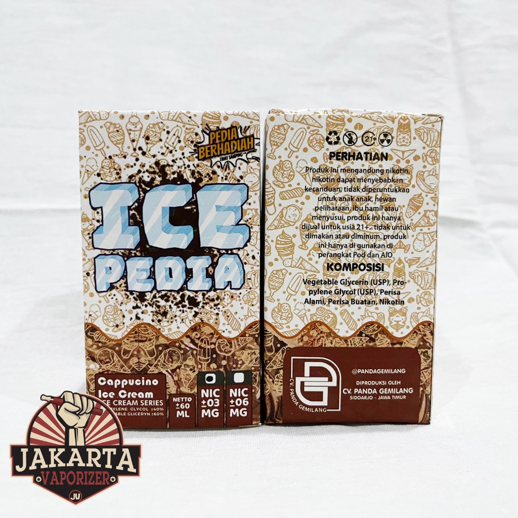 Jual ICEPEDIA ICE CREAM CAPPUCINO ICE CREAM 60ML ICE PEDIA BY MAJAPAHIT ...