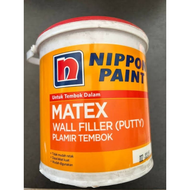 Jual NIPPON PAINT Matex Putty Wall Filler Kemasan 1kg | Shopee Indonesia