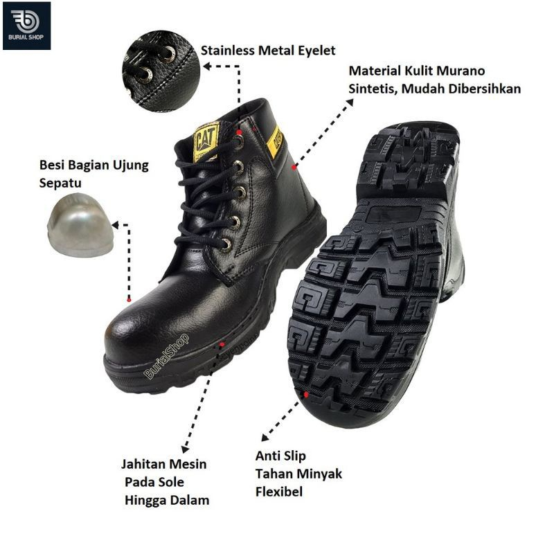 Jual Sepatu Safety Kings Boot Safety Kerja Pria - Safety Boots Tali ...