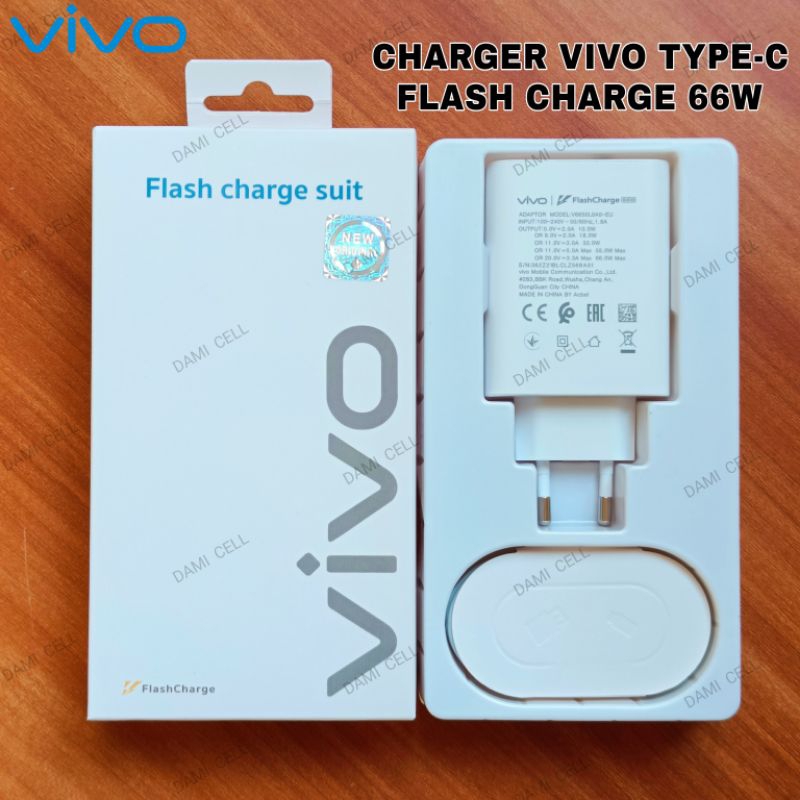 Jual Charger Vivo USB Type C Flash Charge 66W Original 100% | Shopee ...