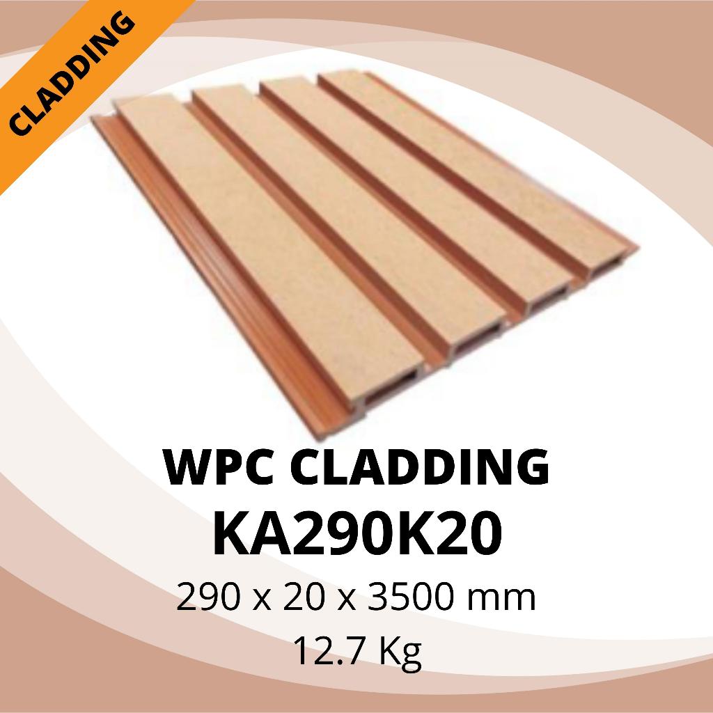 Jual WPC Wall Cladding outdoor per batang kuat tebal anti panas dan ...