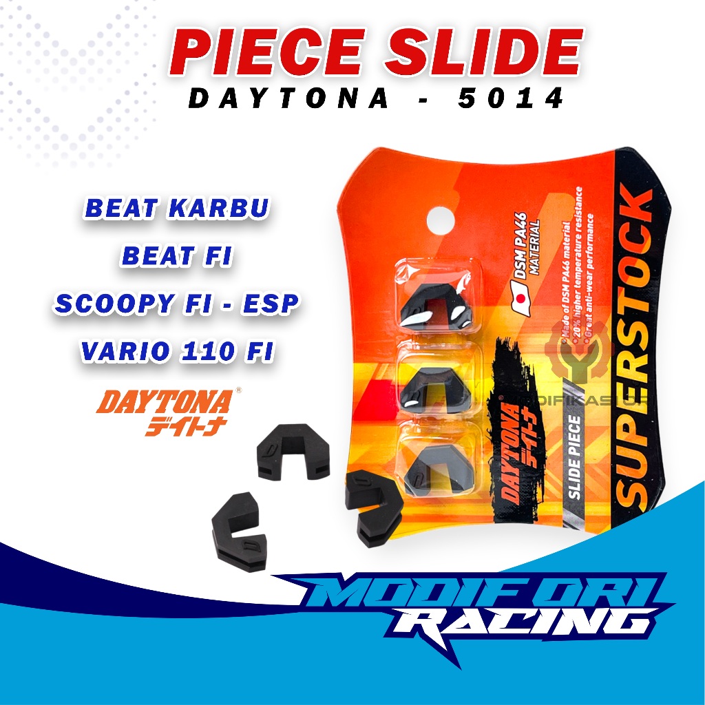 Jual Daytona Piece Slide Beat FI Scoopy FI ESP Karet Tutup Rumah Roller ...