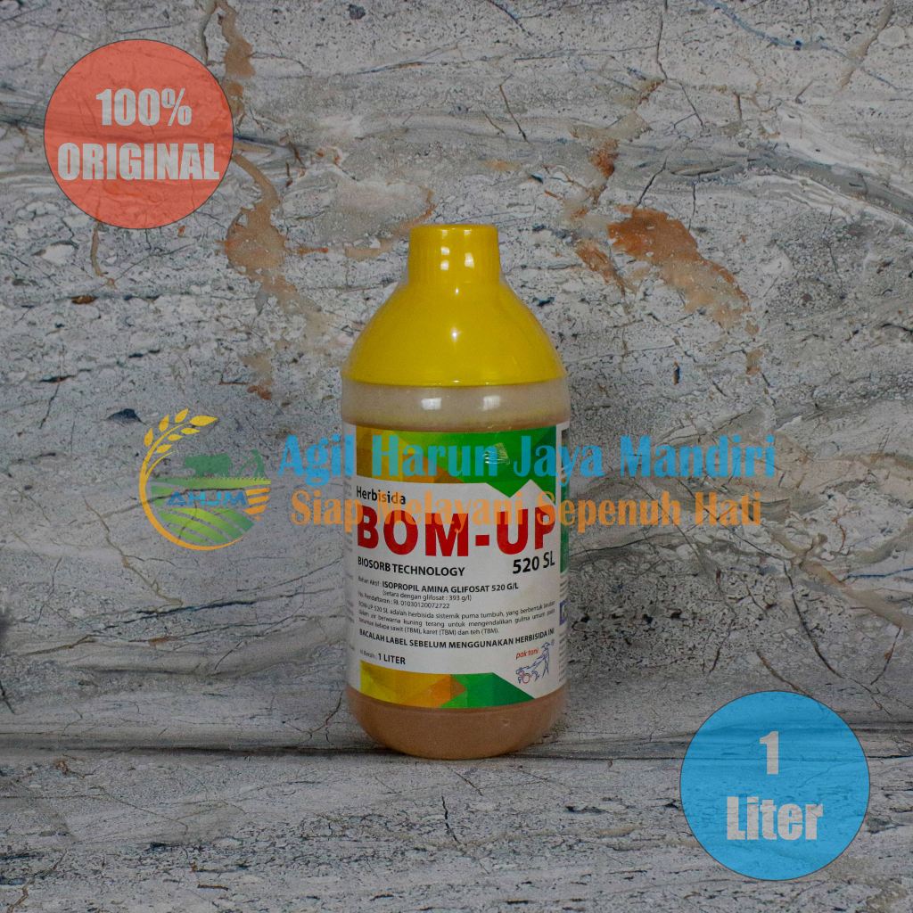 Jual HERBISIDA BOM UP 520 SL 1 LITER HERBISIDA SISTEMIK OBAT PEMBASMI ...