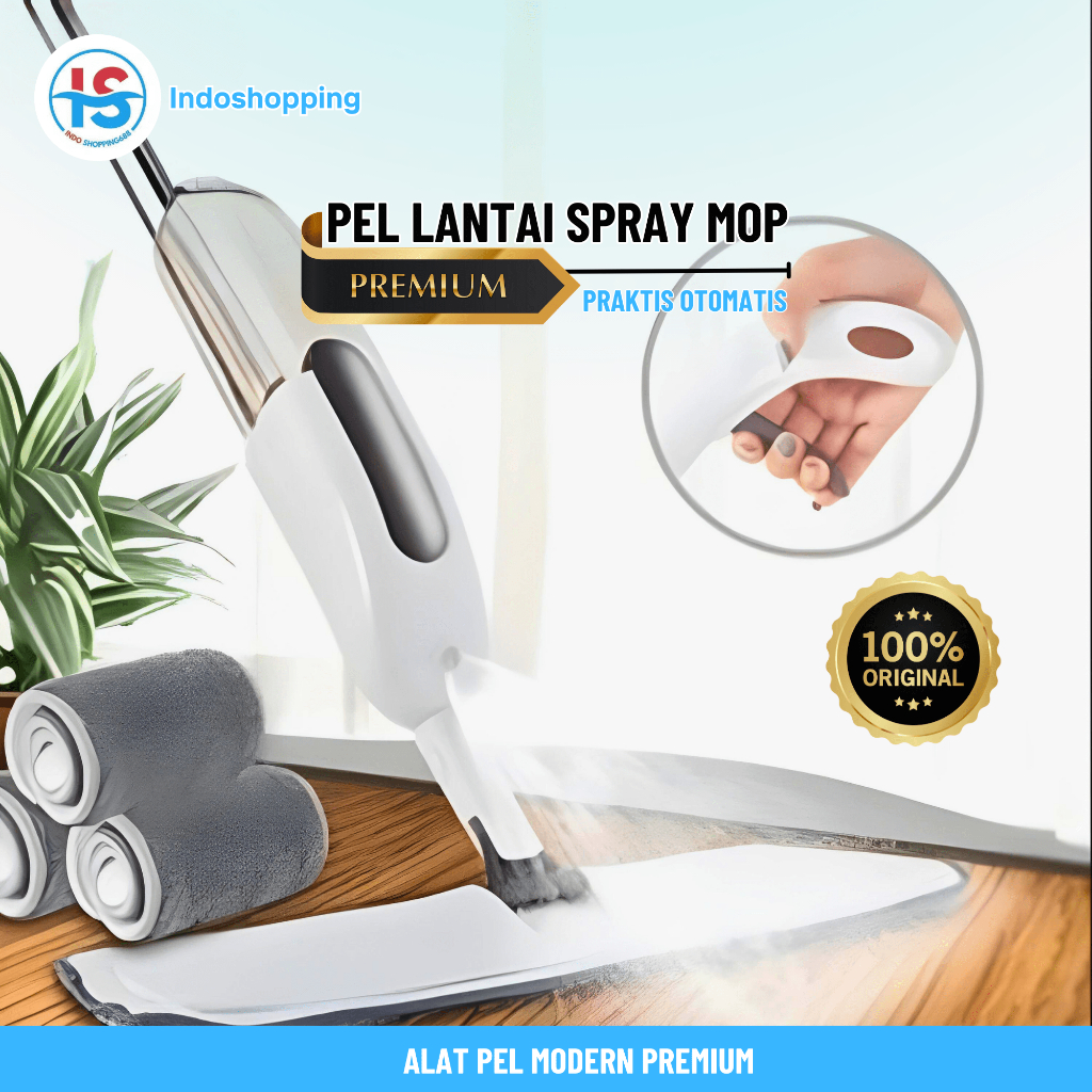 Jual IS - ALAT PEL LANTAI SPRAY MOP 2 IN 1 - ALAT PEL LANTAI PRAKTIS - PEL LANTAI MICROFIBER ...