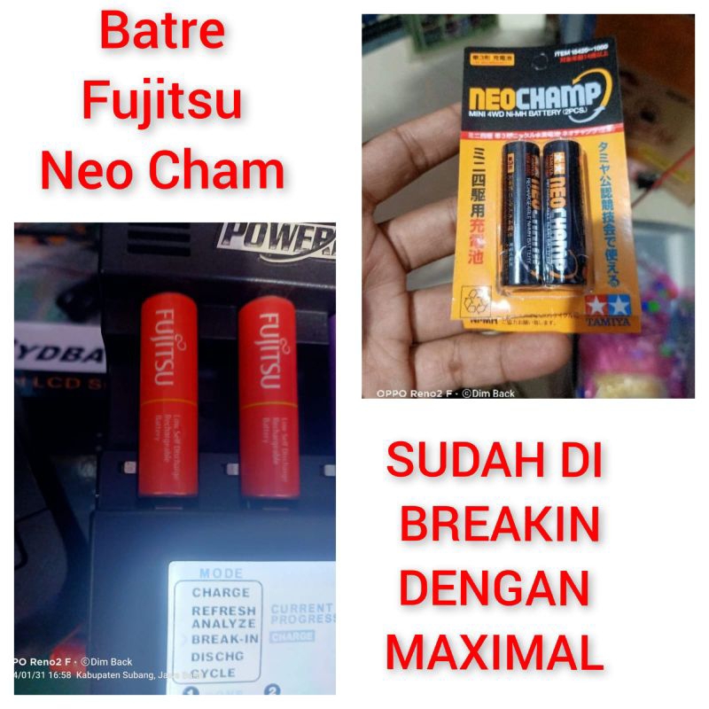 Jual Battery Fujitsu & Neo Cham Olahan/ Breakin 2pcs Tamiya ( ada ...