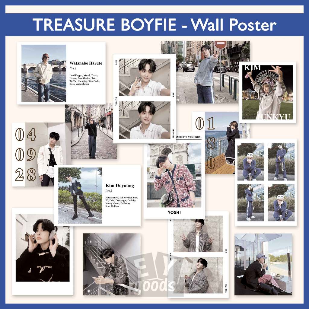 Jual Wall Decor TREASURE BOYFIE Boyfriend Material TEUME Treasure Maker ...