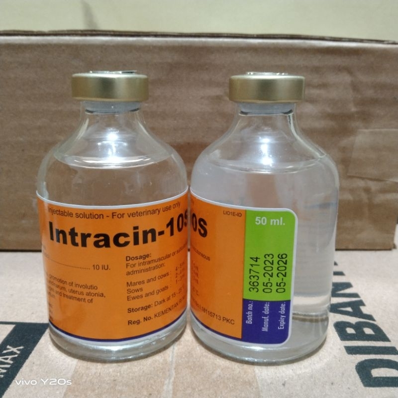 Jual Intracin-10s 50ml (pengganti oxytocin) | Shopee Indonesia