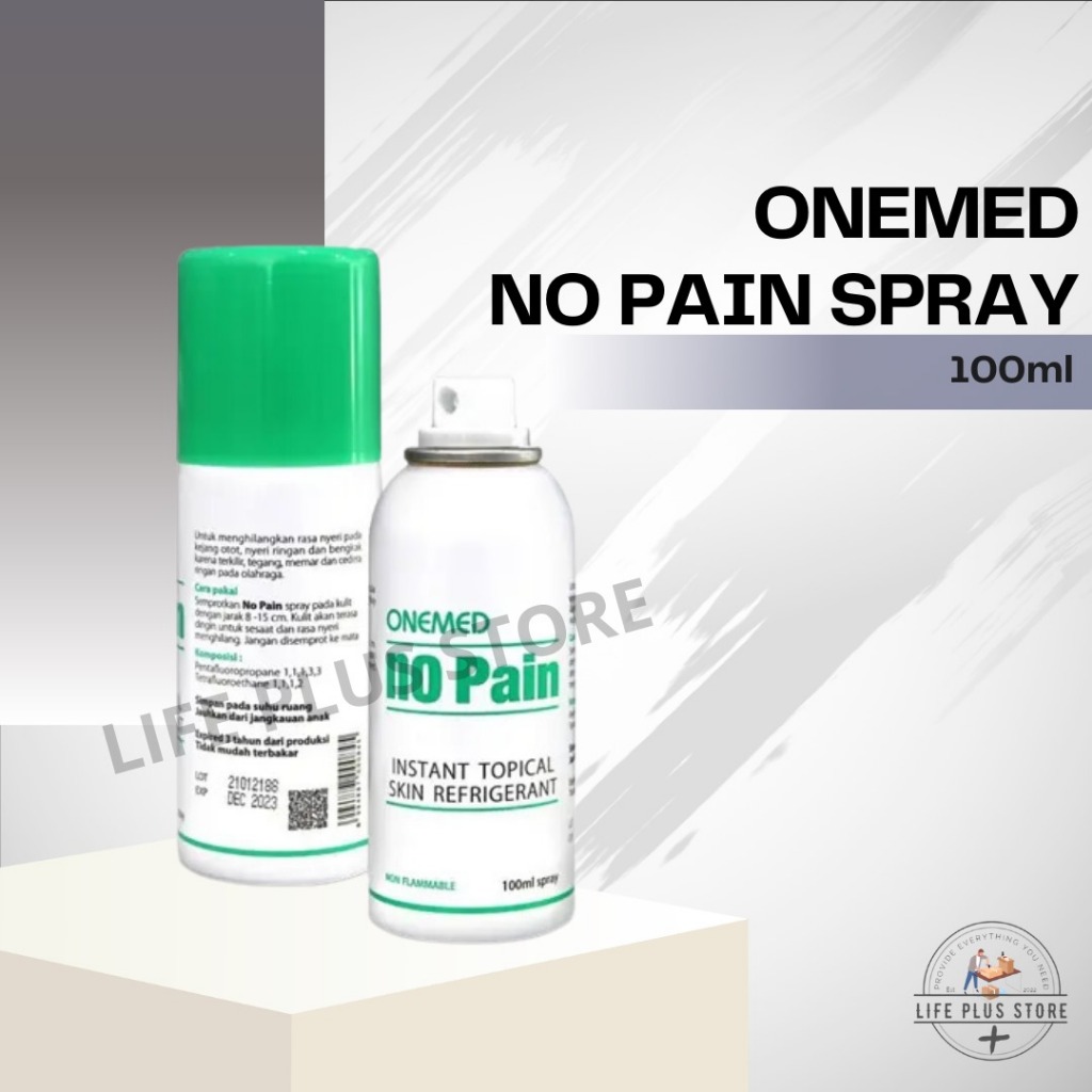 Jual OneMed No Pain Spray Instant Topical Skin Refrigerant Sakit Otot ...