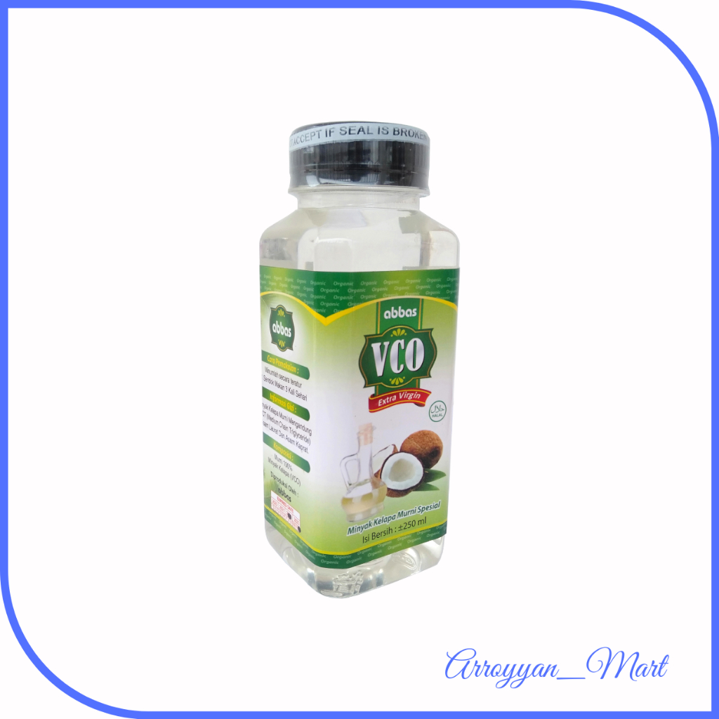 Jual VCO 250ml Extra Vigin organic MINYAK KELAPA ASLI kemasan botol ...