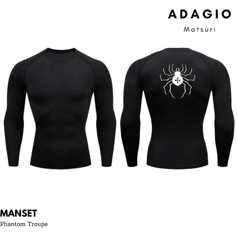 Jual KAOS OLAHRAGA KOMPRESI KETAT LENGAN PANJANG MANSET PHANTOM TROUPE ...