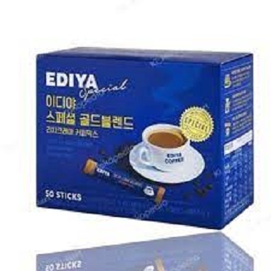 Jual EDIYA Special Gold Blend Cofffe Mix Kopi Instan Asli Korea 50stick ...