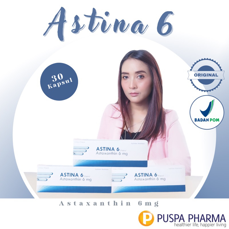 Jual ASTINA 6mg - Astaxanthin 6mg - Antioksidan Tertinggi untuk ...