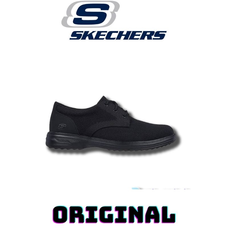 Jual Sepatu Skechers Arch Fit Black Men's ( 204743/BBK ) Original ...