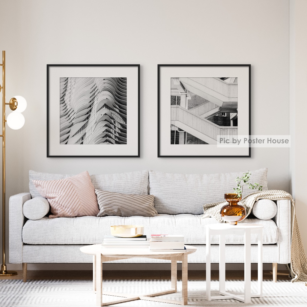 Jual FRAME ONLY - Premium Frame 70x70cm Dengan Matboard - Frame Square ...