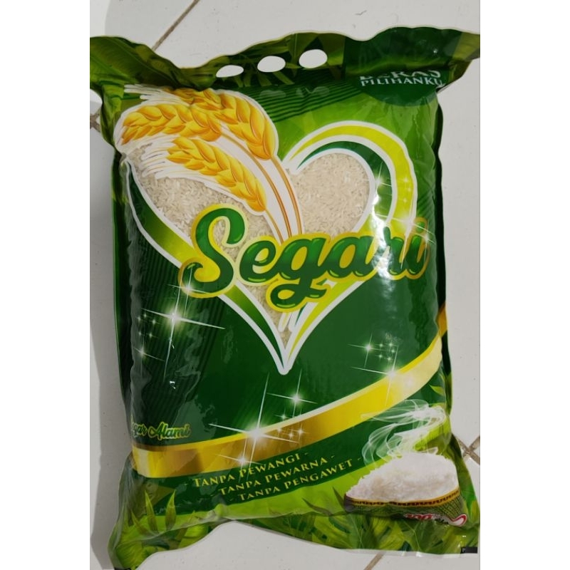 Jual Beras Premium Merk Segari 5kg | Shopee Indonesia