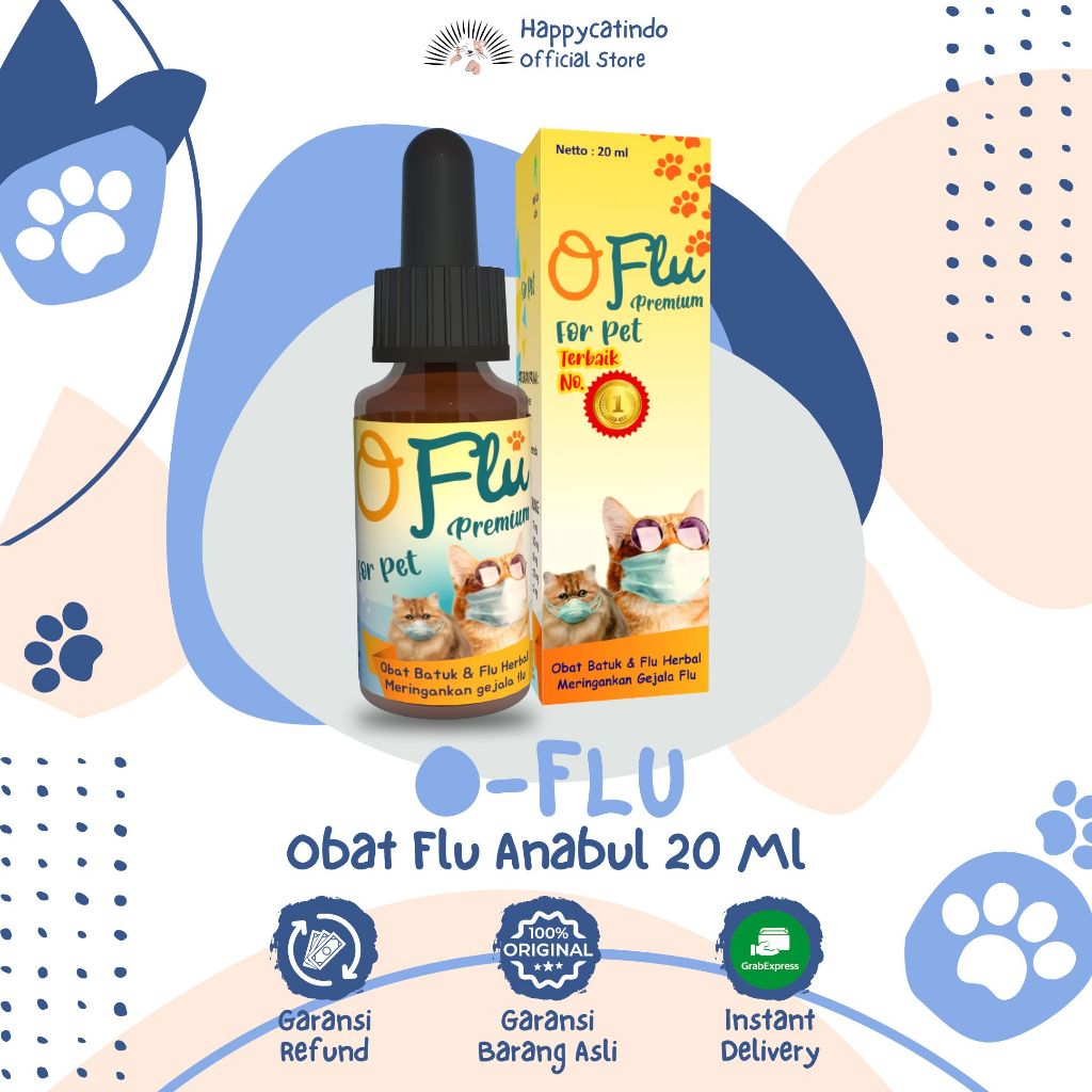 Jual Obat Batuk Herbal Oflu Obat Batuk dan Flu untuk Kucing dan Anjing ...
