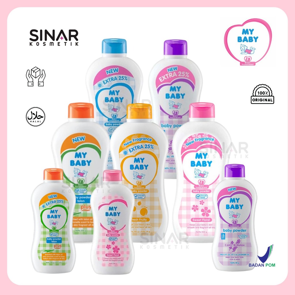 Jual My Baby Powder 50gr / 100gr / 150g - Talc - Bedak Bayi | Comfort ...