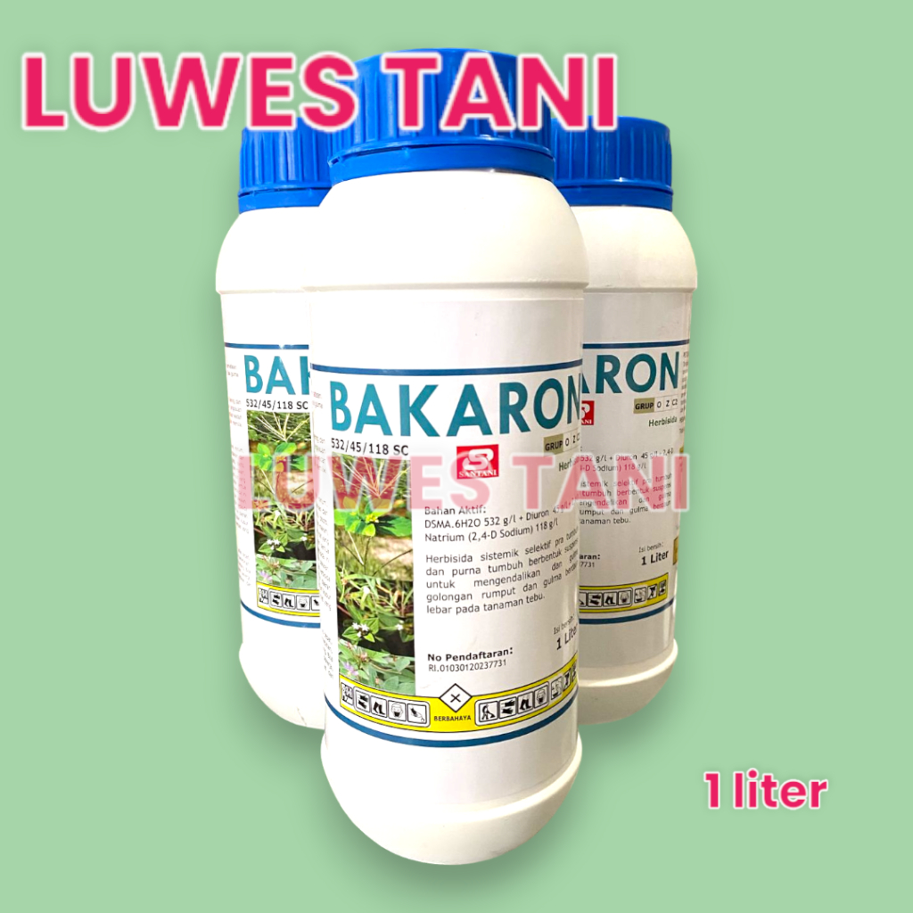 Jual bakaron herbisida spesialis rumput gulma lulangan 1 liter | Shopee ...