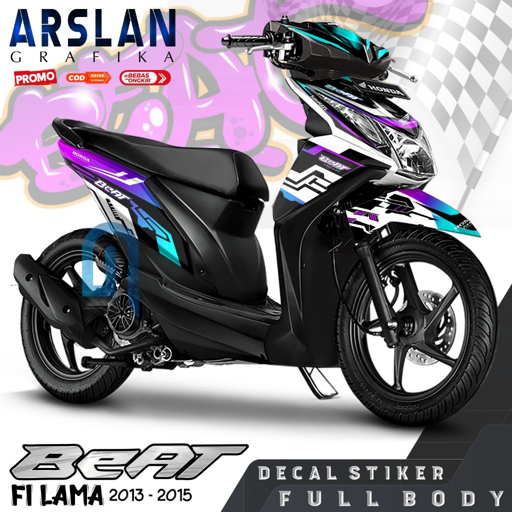 Jual Terbaru Decal Beat FI 2013 - 2015 Full Body Variasi / Desain ...